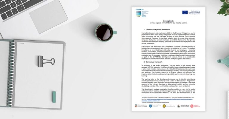 Concept note on new aspects of the CHARM-EU mobility system - CHARM-EU