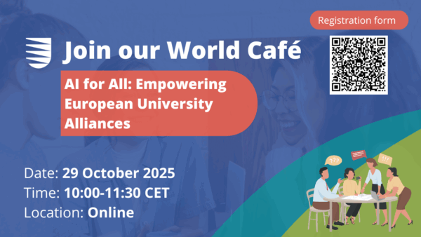 World Café: AI for All, Empowering European University Alliances - CHARM-EU